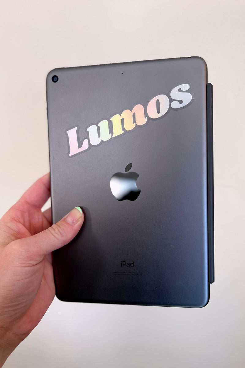 Lumos Clear Holographic Sticker – Mojo Provo
